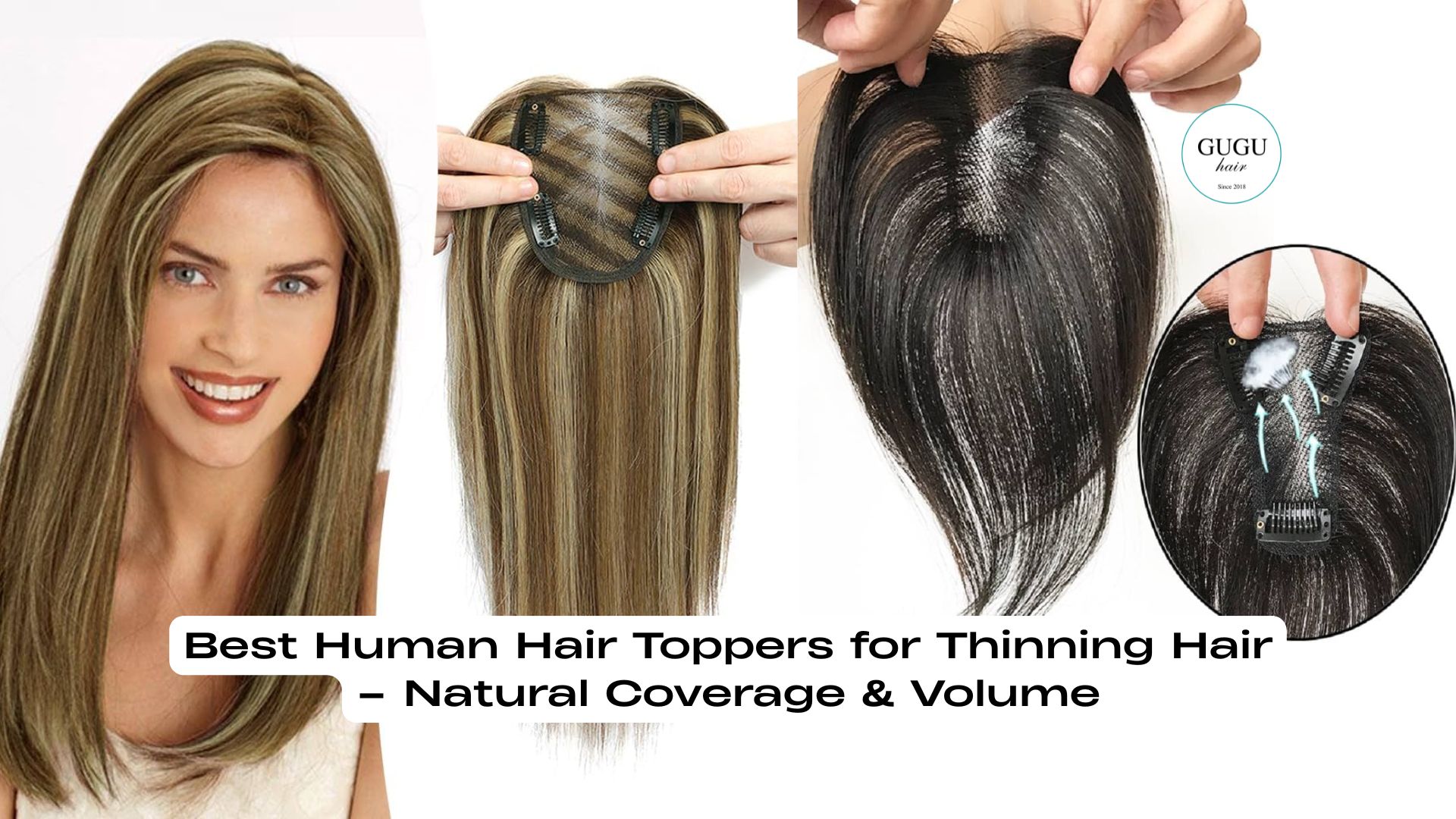 Best Human Hair Toppers for Thinning Hair – Natural Coverage & Volume