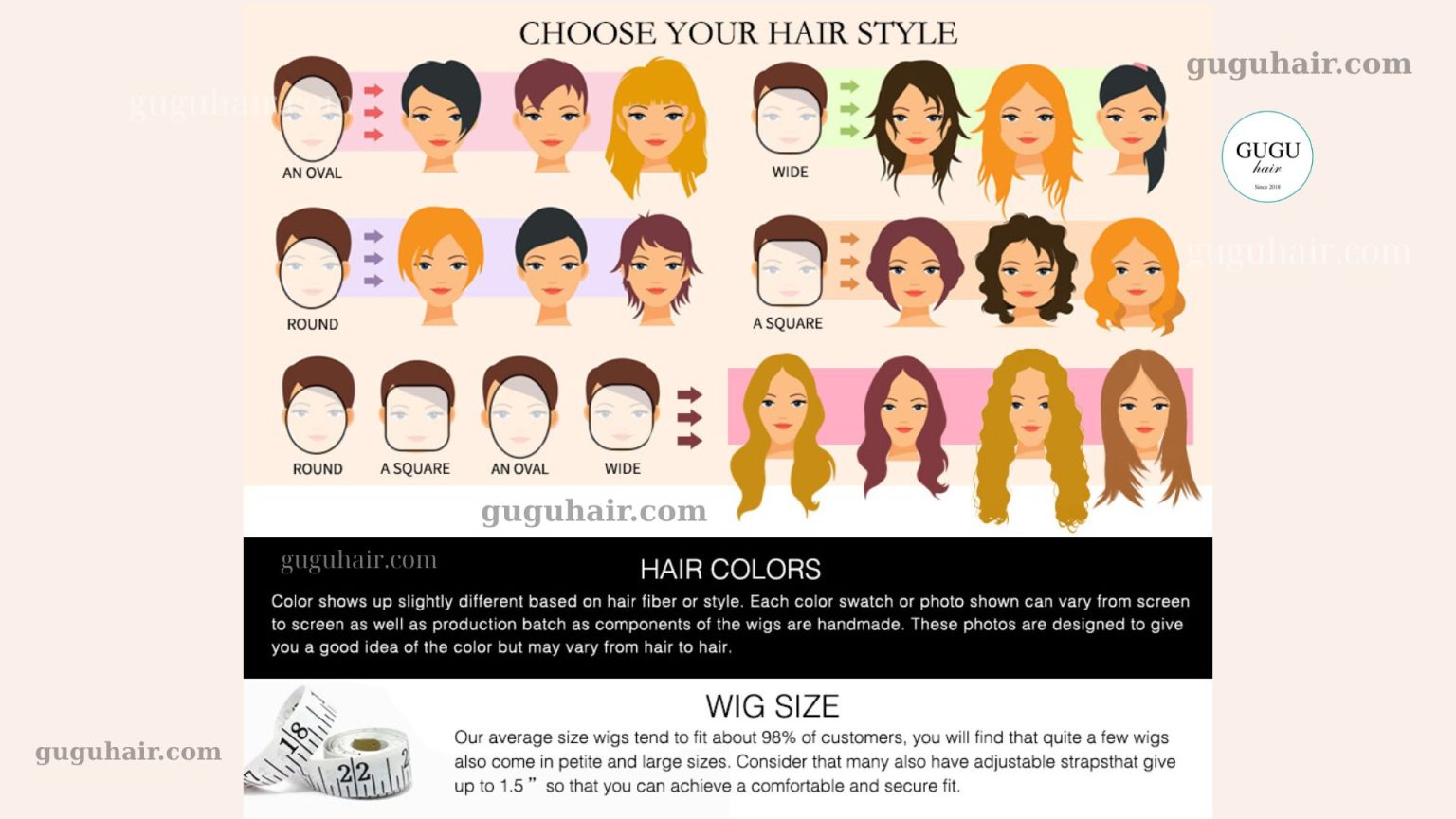 Why Choosing the Right Wig Size Matters: Wig Size Chart & Guide